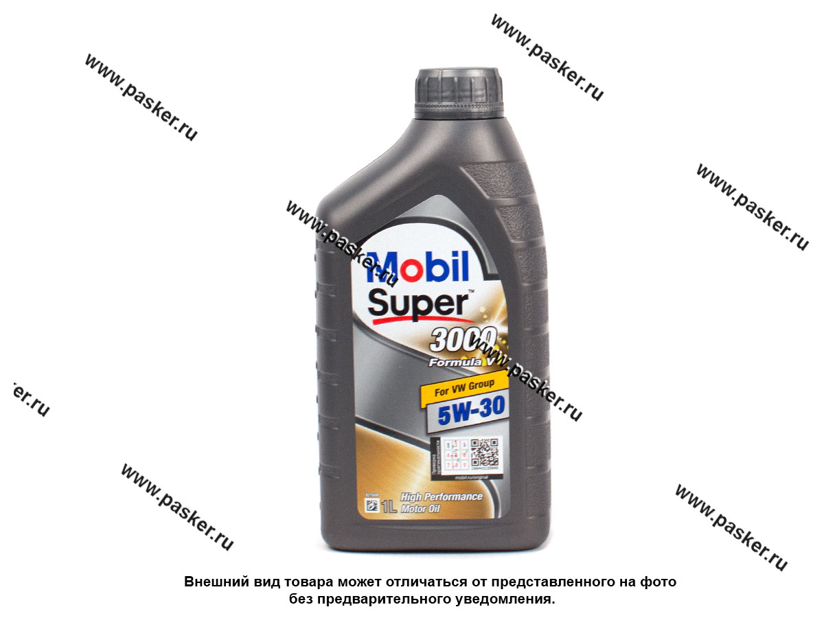 Купить Масло Mobil 5W30 Super 3000 Formula V 1л син 1598 по выгодной ...